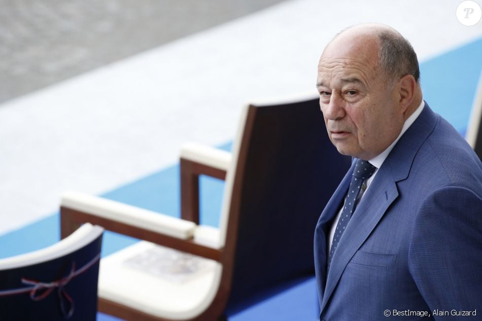 Jean-Michel Baylet lors du défilé du 14 juillet (fête nationale), place ...