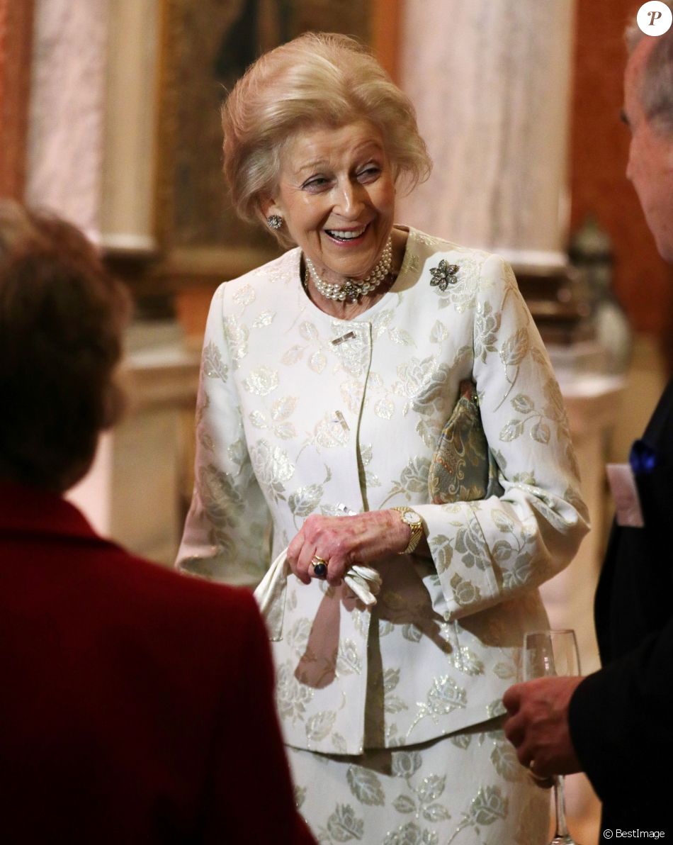 La princesse Alexandra de Kent le 29 novembre 2016 à Buckingham Palace ...