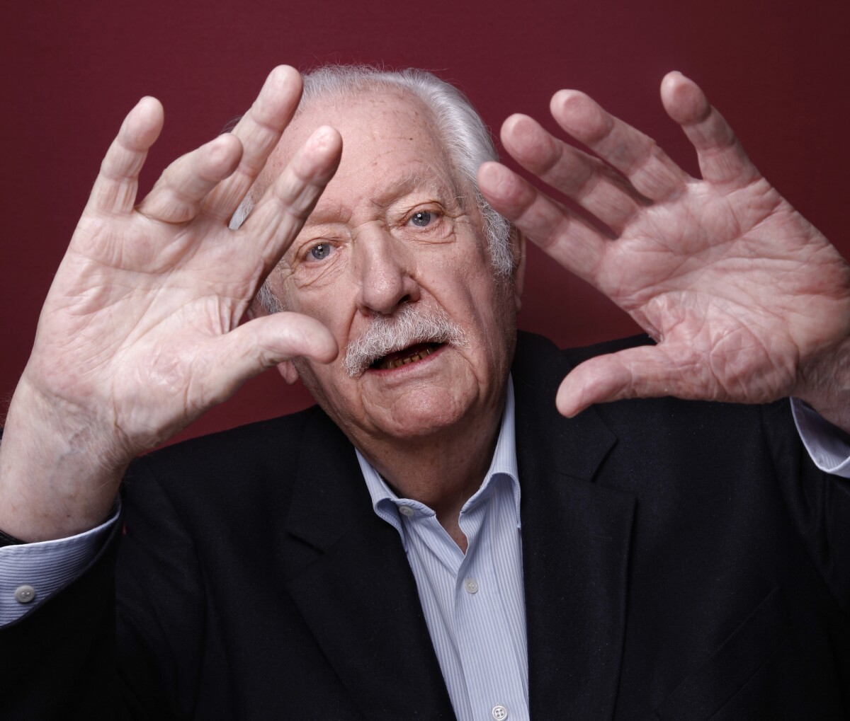 Photo : Portrait de Pierre Bellemare, 2015. Paris. - Purepeople