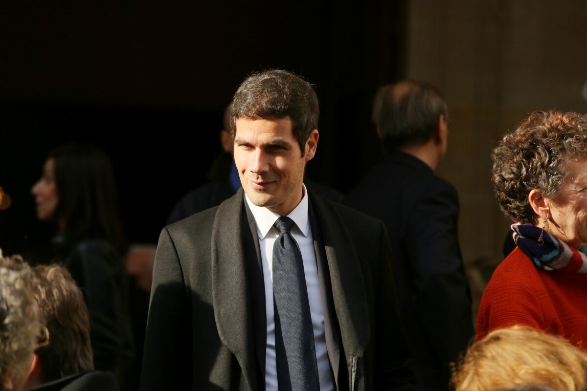 Photo : Mathieu Gallet à la sortie des obsèques de Pierre Bouteiller en ...