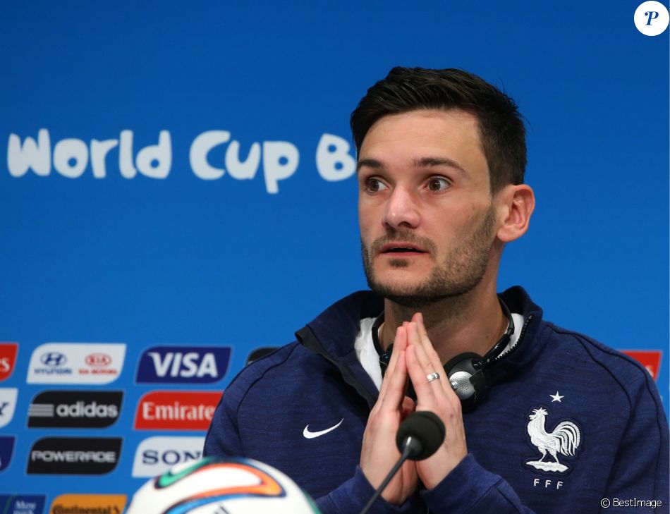 Hugo Lloris - Conférence presse de l'équipe de France à Rio de Janeiro ...