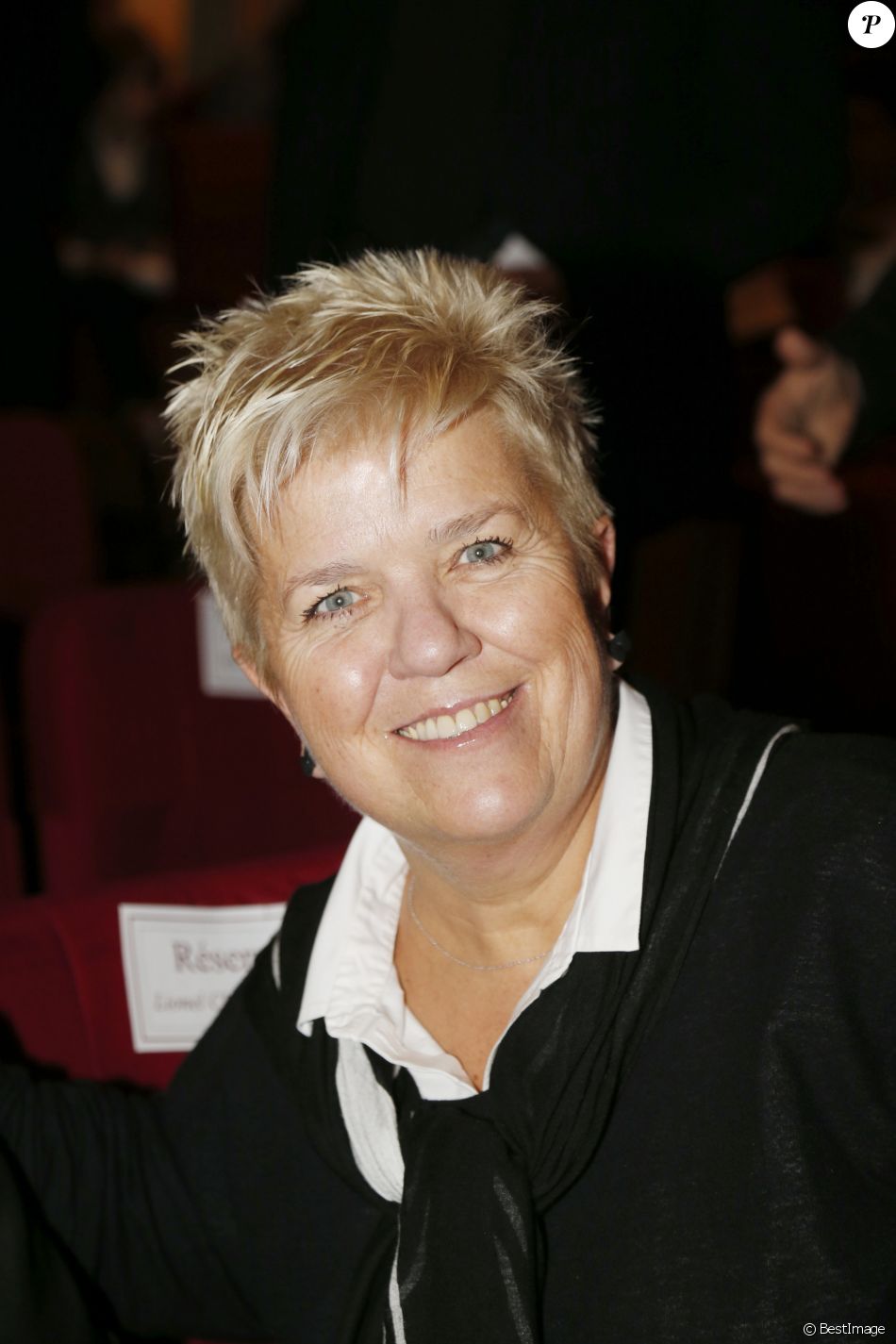 Mimie Mathy lors de la réception organisée en l'honneur de l'entrée de ...