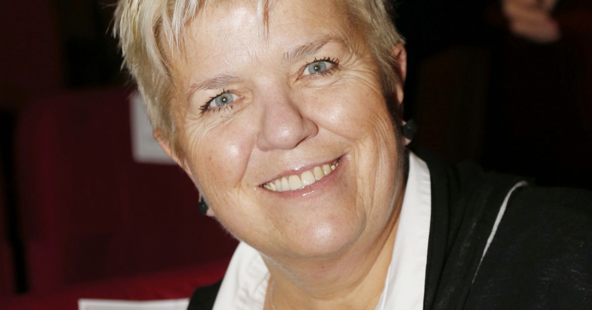 Mimie Mathy lors de la réception organisée en l'honneur de l'entrée de ...