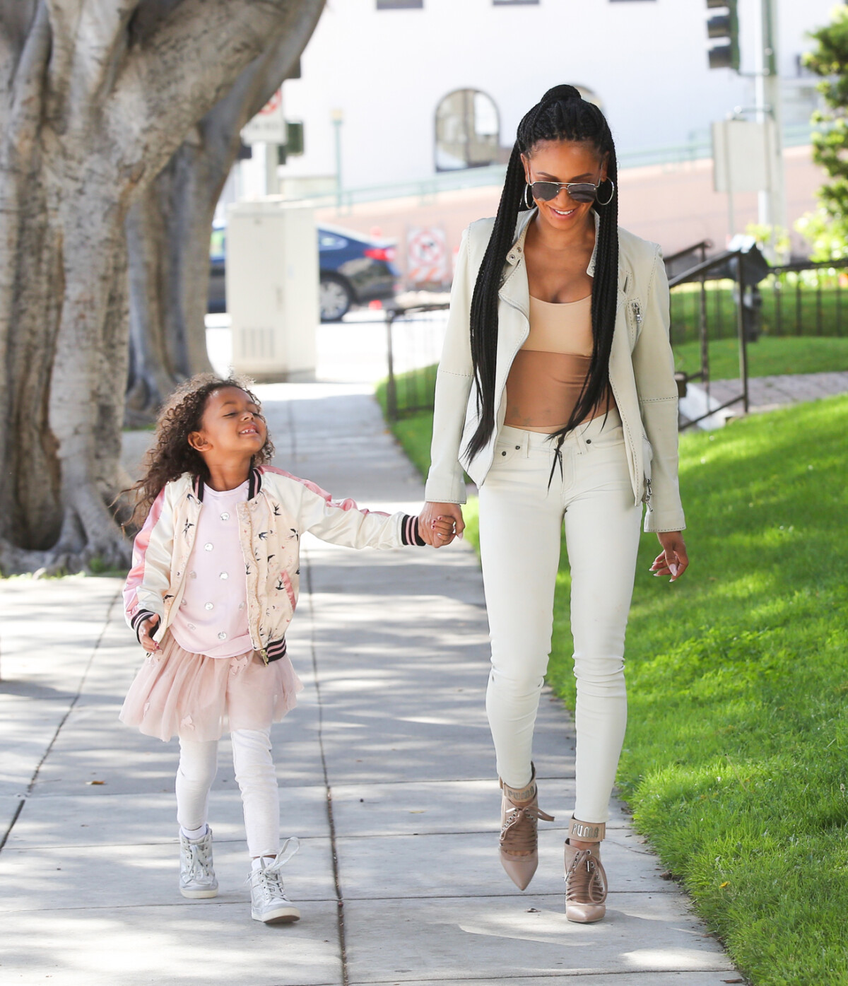 Photo : Mel B et sa fille Madison Brown-Belafonte dans les rues de Los ...