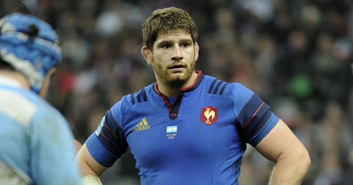 Pascal Papé durant le match, France Vs Argentina, au Stade de France ...