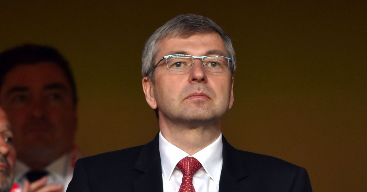 Dmitri Rybolovlev lors de la rencontre de Ligue 1 Monaco - Lille au ...
