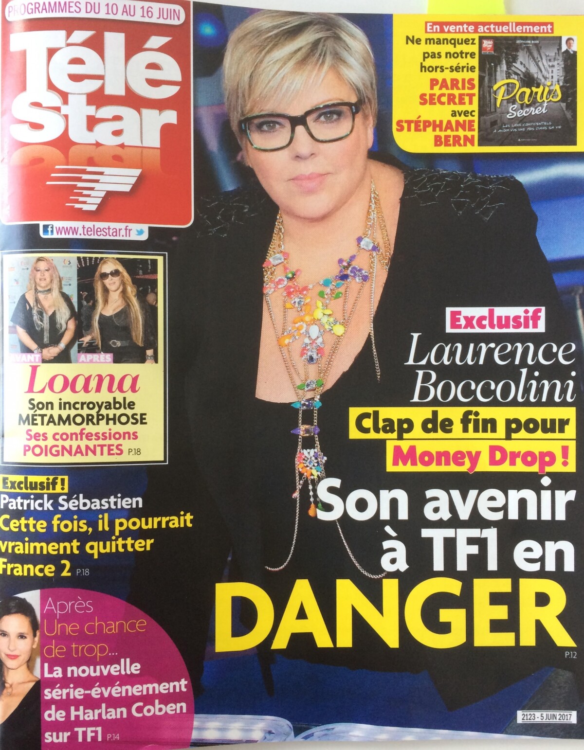 Photo : Magazine "Télé Star" en kiosques le 5 juin 2017. - Purepeople