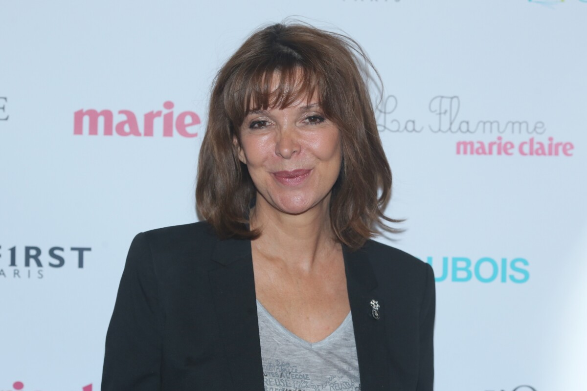 Photo : Tina Kieffer lors de la conférence de presse de "La Flamme Marie Claire" à l'Hôtel Le ...