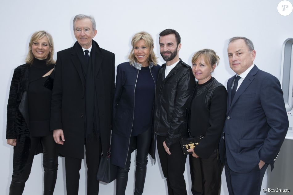 Bernard Arnault et sa femme Hélène, Brigitte Macron, Nicolas Ghesquière ...