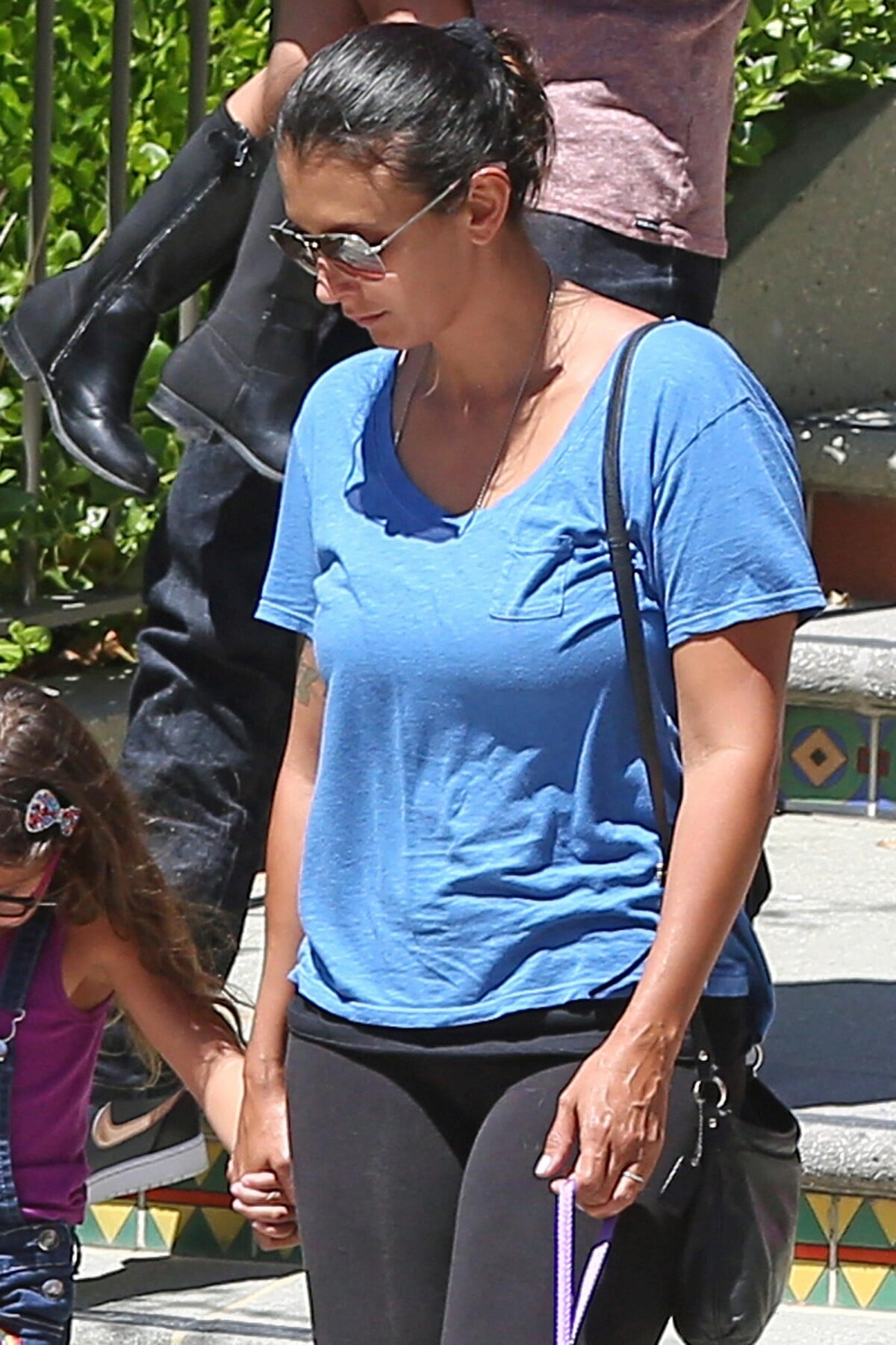 Photo : Talinda Ann Bentley, veuve de Chester Bennington, à Los Angeles ...