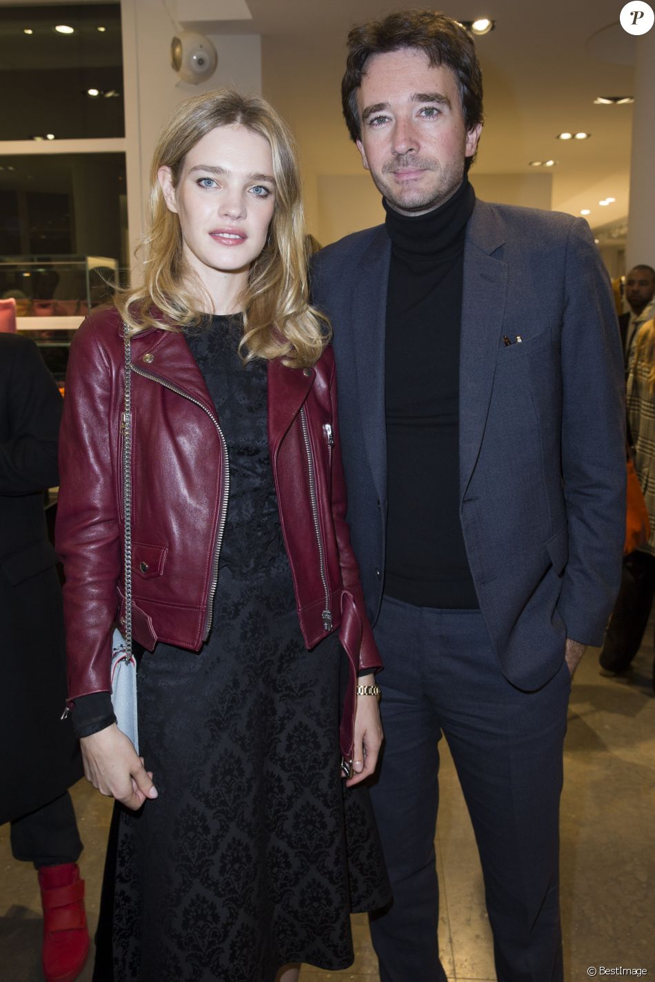 Natalia Vodianova et son compagnon Antoine Arnault lors du lancement en ...