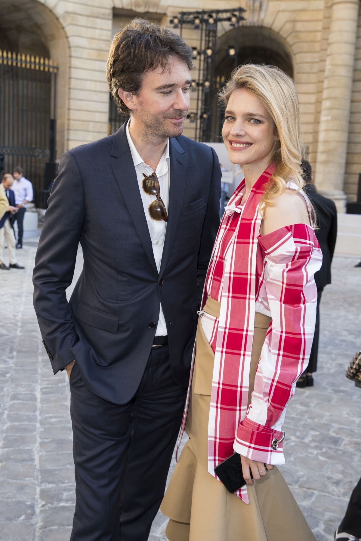 Photo : Antoine Arnault et sa compagne Natalia Vodianova - Défilé de mode Berluti homme ...