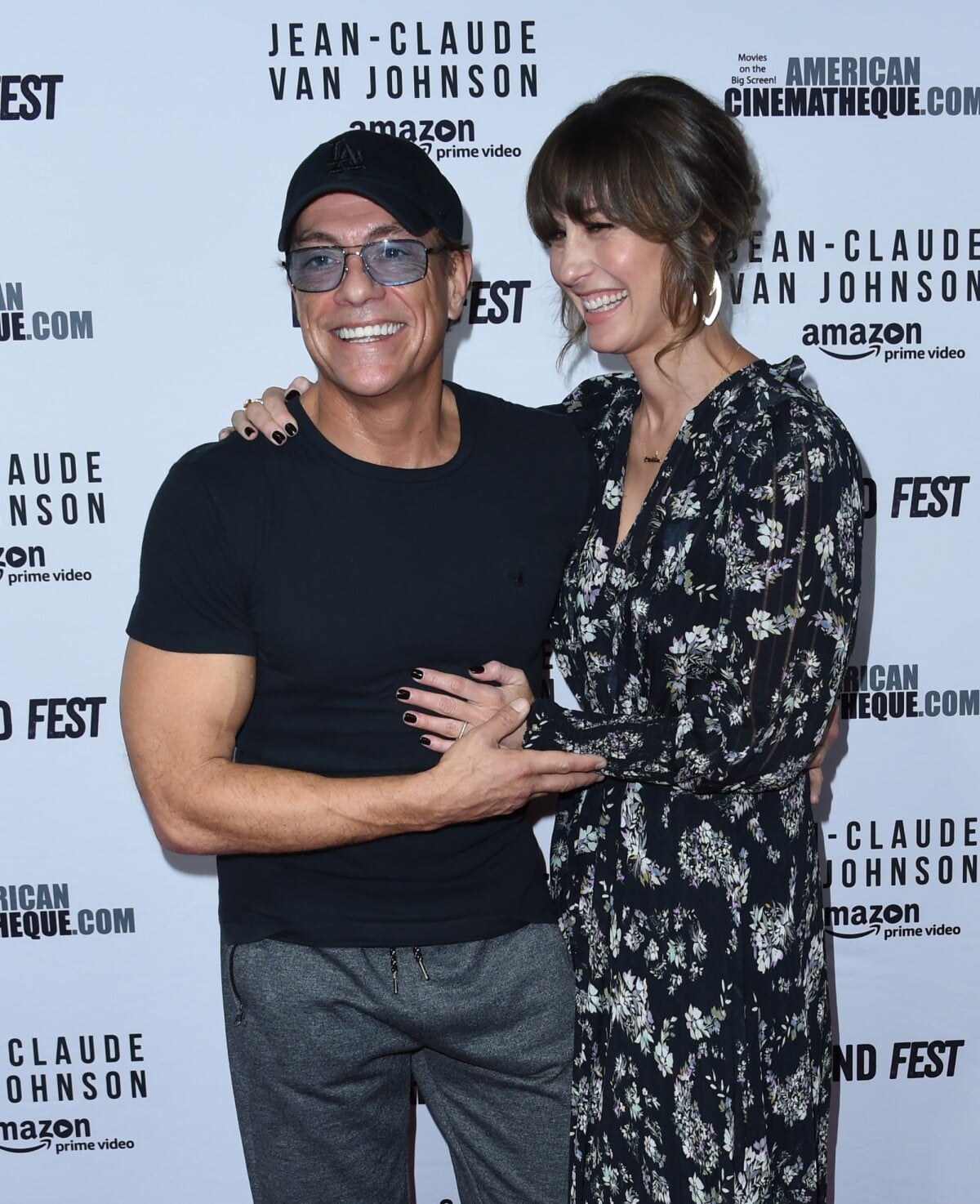 Photo : Jean-Claude Van Damme et Kat Foster à la projection de la série ...