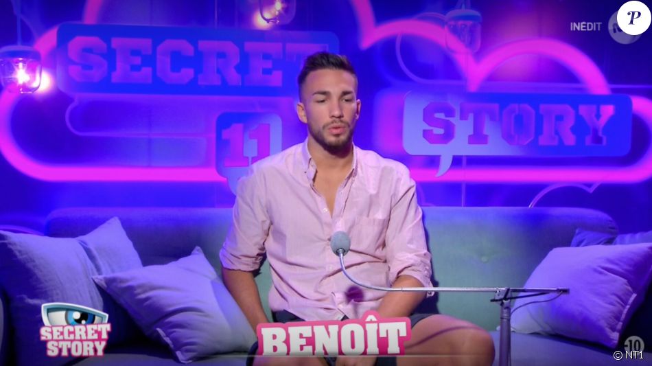 Benoît lors de la quotidienne de Secret Story 11 (NT1), mardi 17 ...