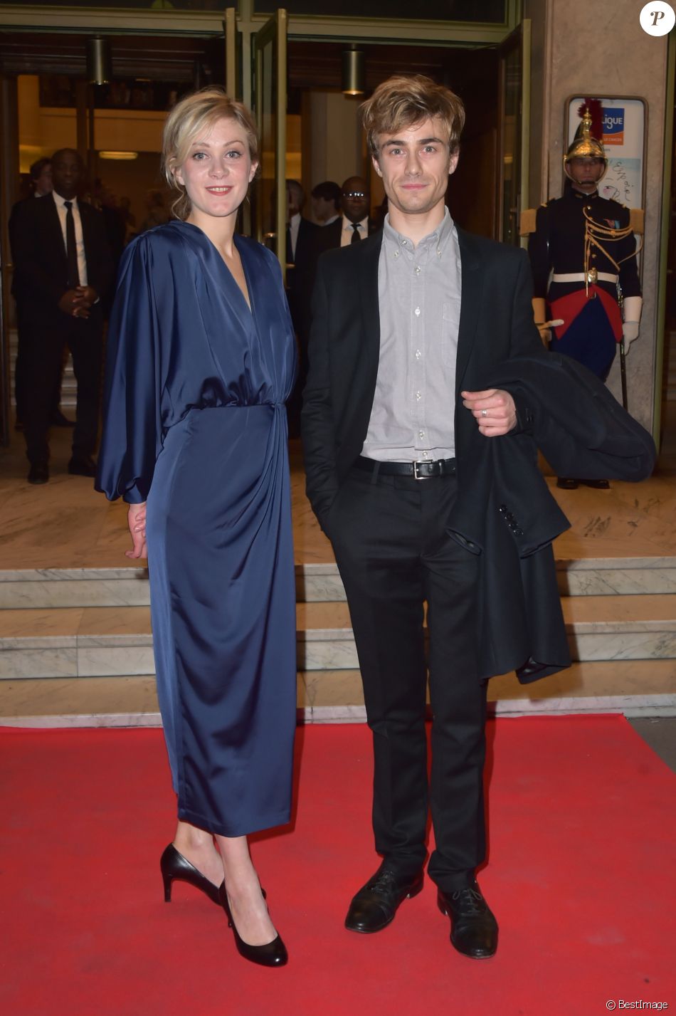 Matila Malliarakis et son ami - 25ème Gala de l'Espoir de la Ligue ...