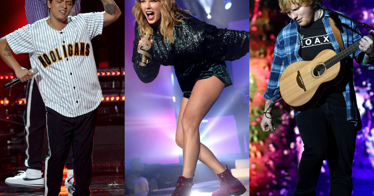 United State of Pop 2017 : Taylor Swift à donf' avec Bruno Mars et Ed ...