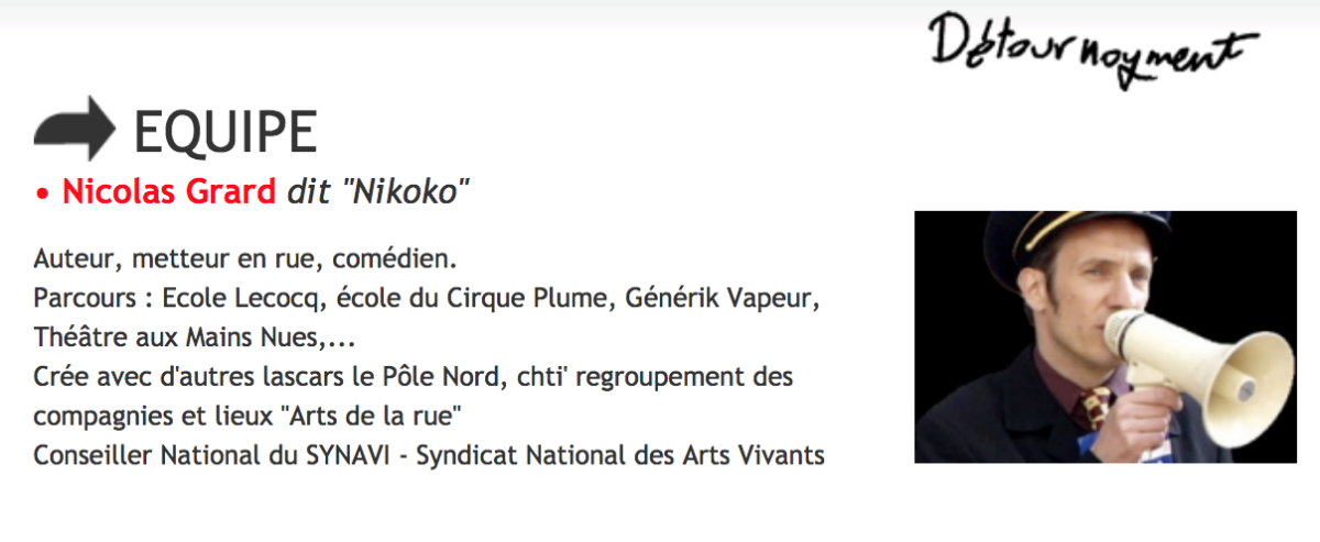 Photo : Nicolas Grard, directeur de Détournoyment, compagnon de Corinne ...