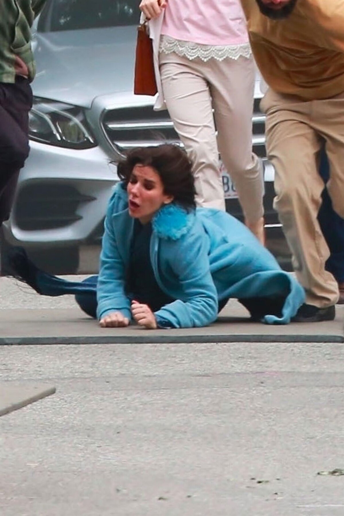 Photo : Sandra Bullock enceinte pour les besoins du tournage du film ...