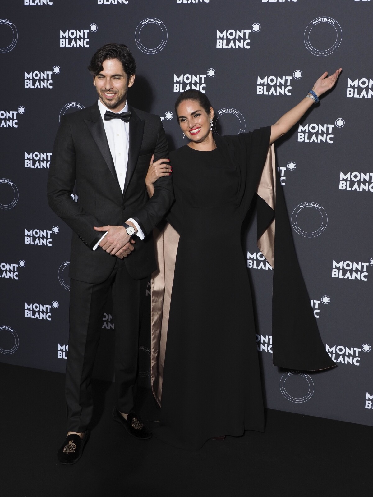 Photo : Jason Day, Isabel Miro Quesada - Photocall du dîner Montblanc ...