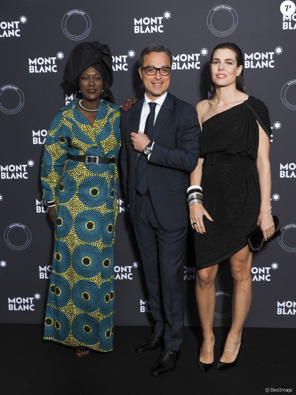 Khadja Nin, Nicolas Baretzki, CEO de Montblanc, Charlotte Casiraghi ...