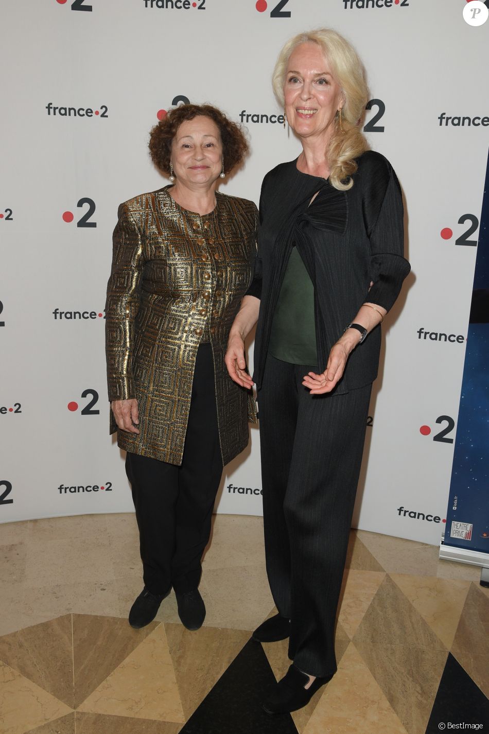 Catherine Arditi et Evelyne Buyle - 30ème cérémonie des Molières 2018 à ...