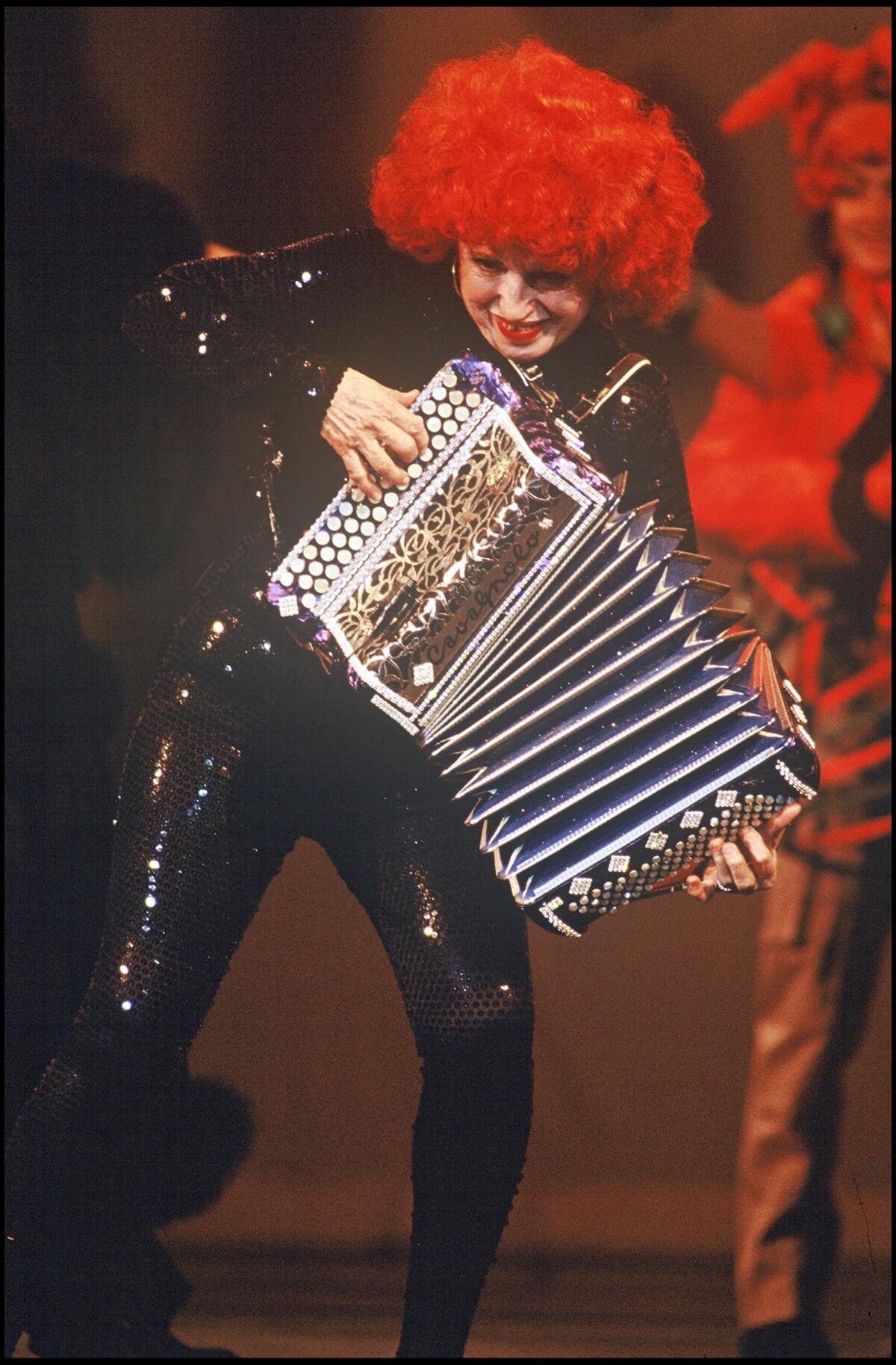Photo : Yvette Horner au Casino de Paris en 1990. La reine de l ...
