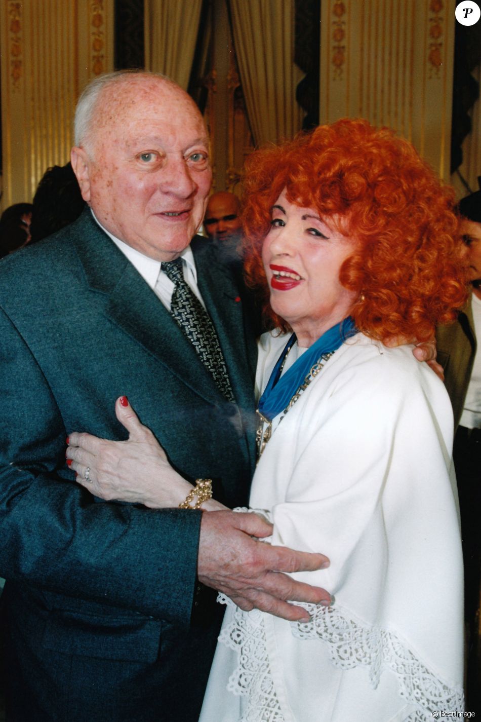 Yvette Horner en 2002 avec Roland Nungesser, alors maire de Nogent-sur ...