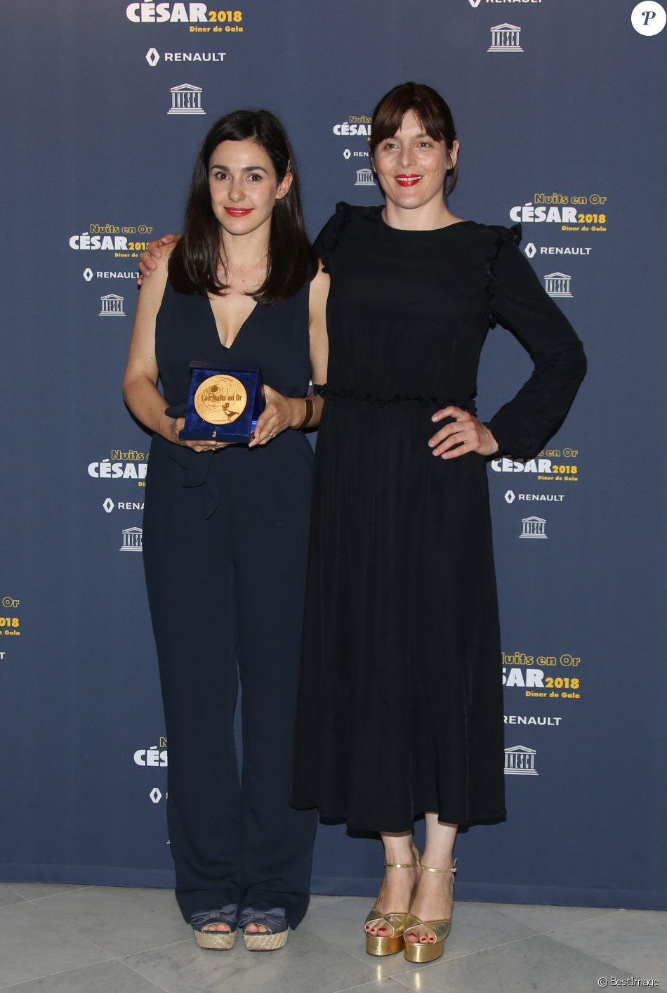 Alice Val, Valérie Donzelli - 8ème dîner de gala Les nuits en Or 2018 ...