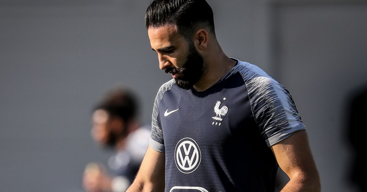 Adil Rami - Entrainement de l'equipe de France de football lors de la ...
