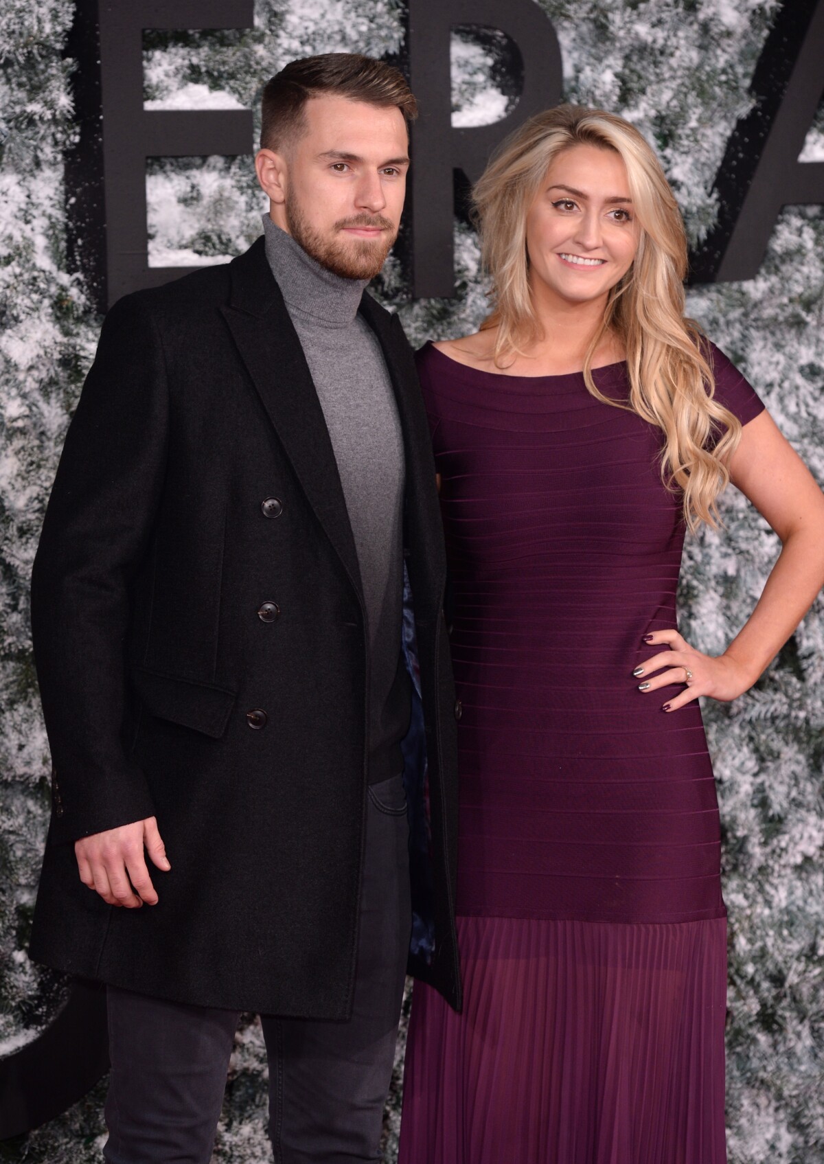 Photo : Aaron Ramsey et sa femme Colleen le 15 décembre 2016 à Londres ...