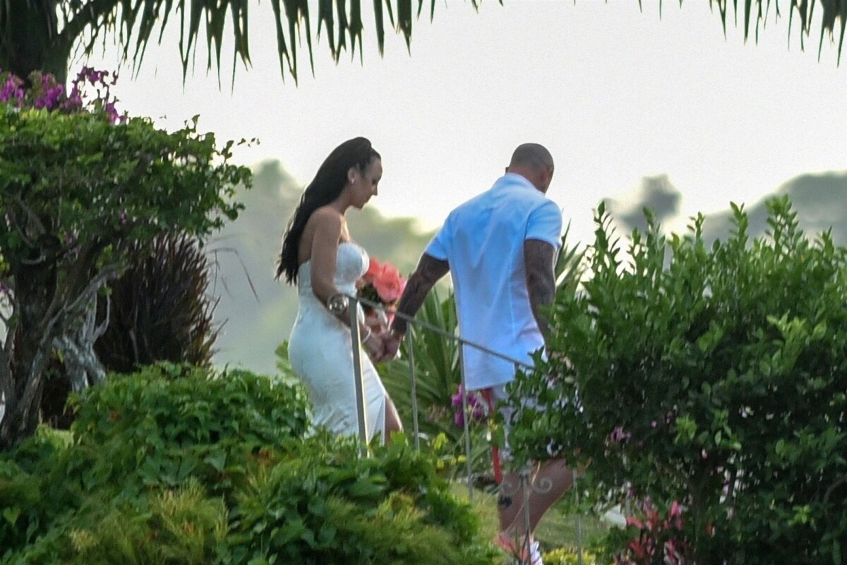 Photo : Exclusif - Jeremy Bieber épouse Chelsey Rebelo-Bieber à Montego ...