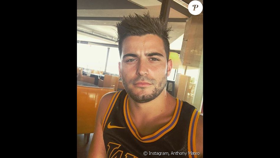 Anthony Mateo, candidat de télé-réalité - Instagram, 9 août 2018 ...