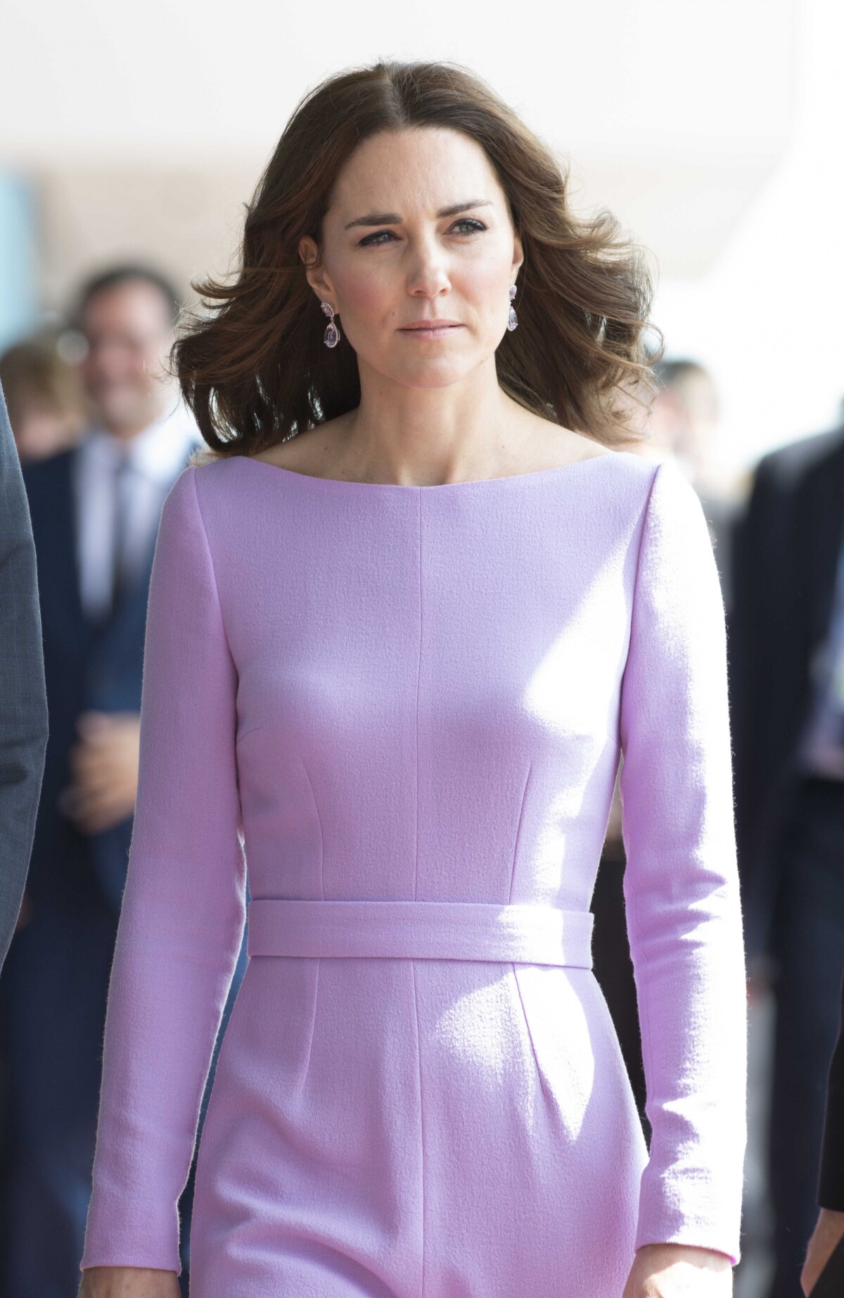 Photo : En juillet 2017, Kate Middleton portait déjà la même robe lilas ...