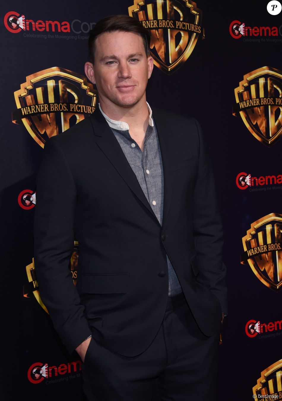 Channing Tatum à la soirée Warner Bros CinemaCon 2018 à l'hôtel Caesar ...