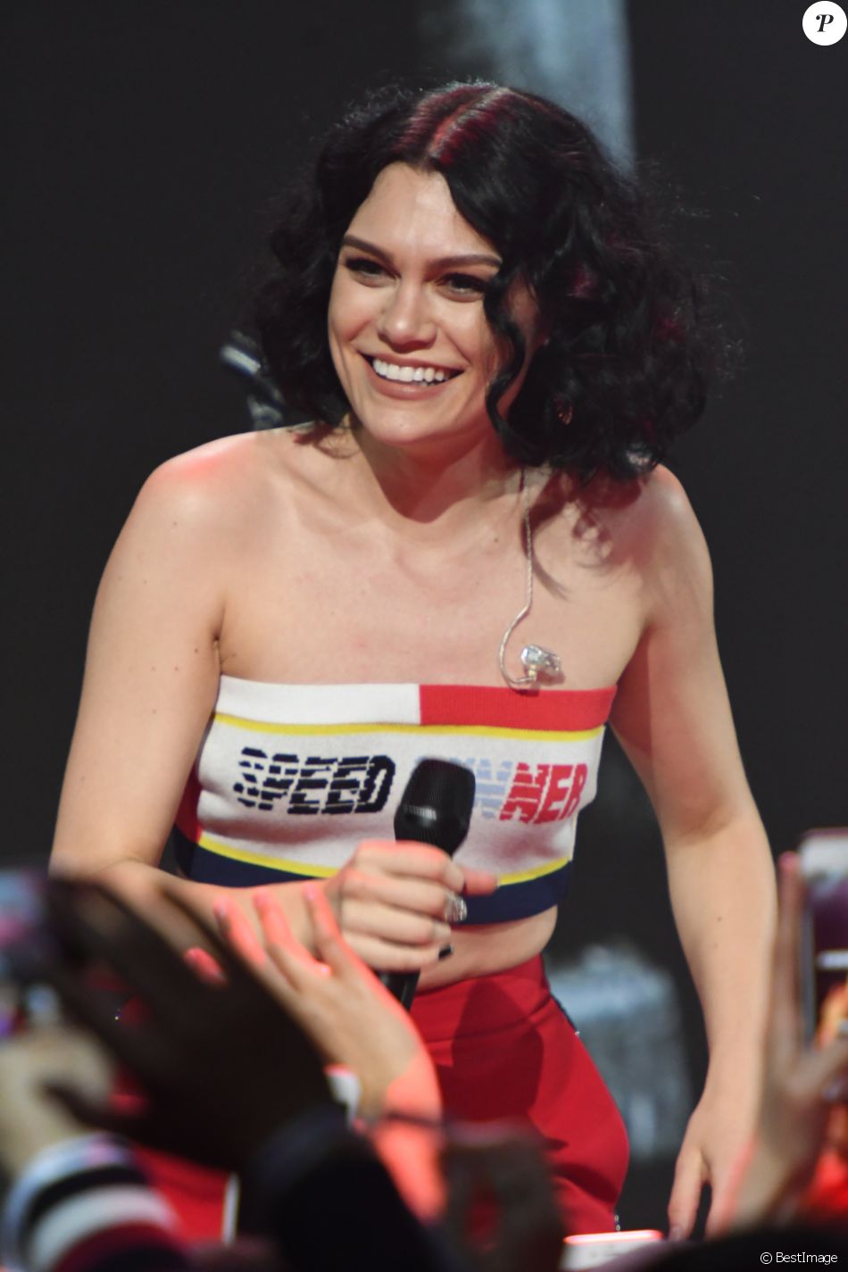 Jessie J en concert à Shanghai, le 11 avril 2018. - Purepeople