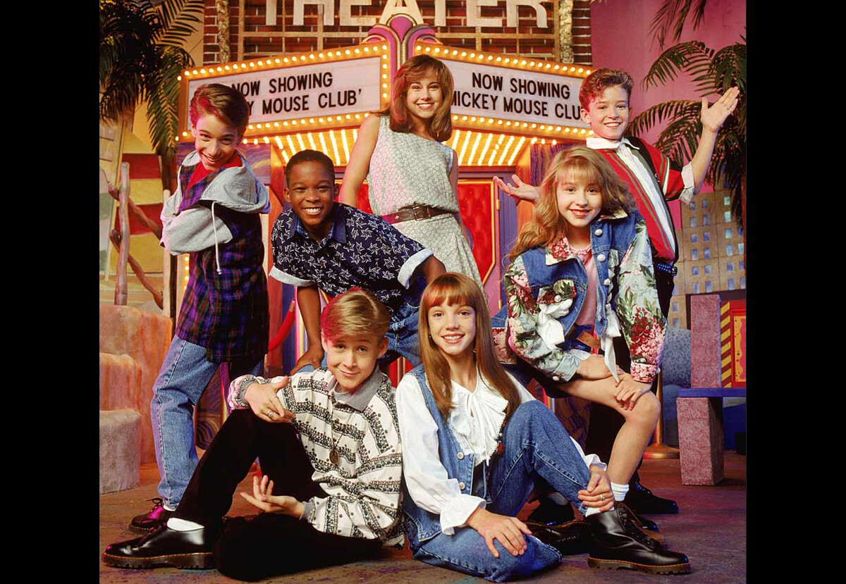 Photo : Ryan Gosling et Britney Spears (en bas), à l'époque de Mickey ...