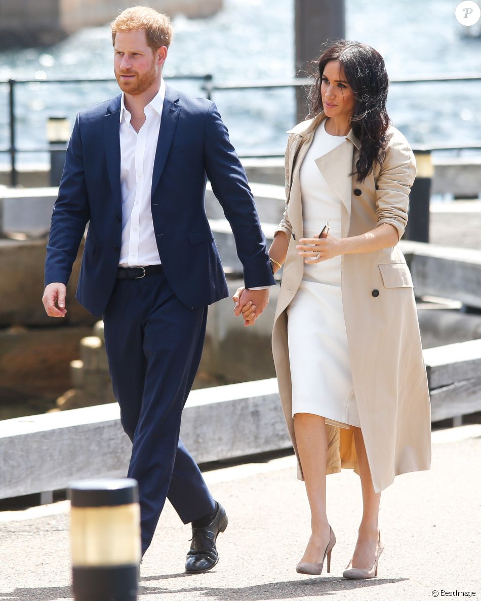 Le prince Harry, duc de Sussex et sa femme Meghan Markle, duchesse de ...