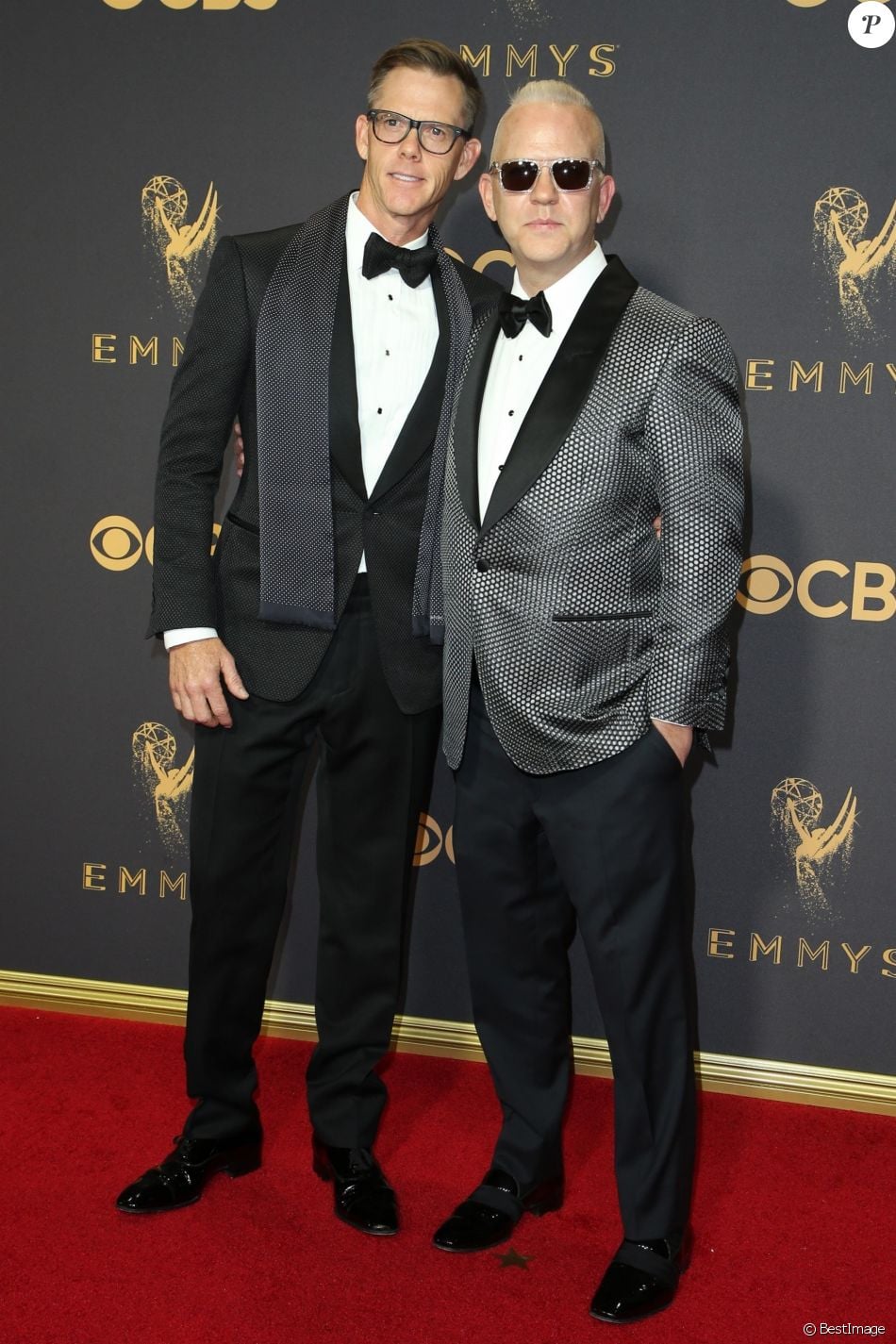 David Miller et Ryan Murphy à la 69ème cérémonie des Emmy Awards au ...