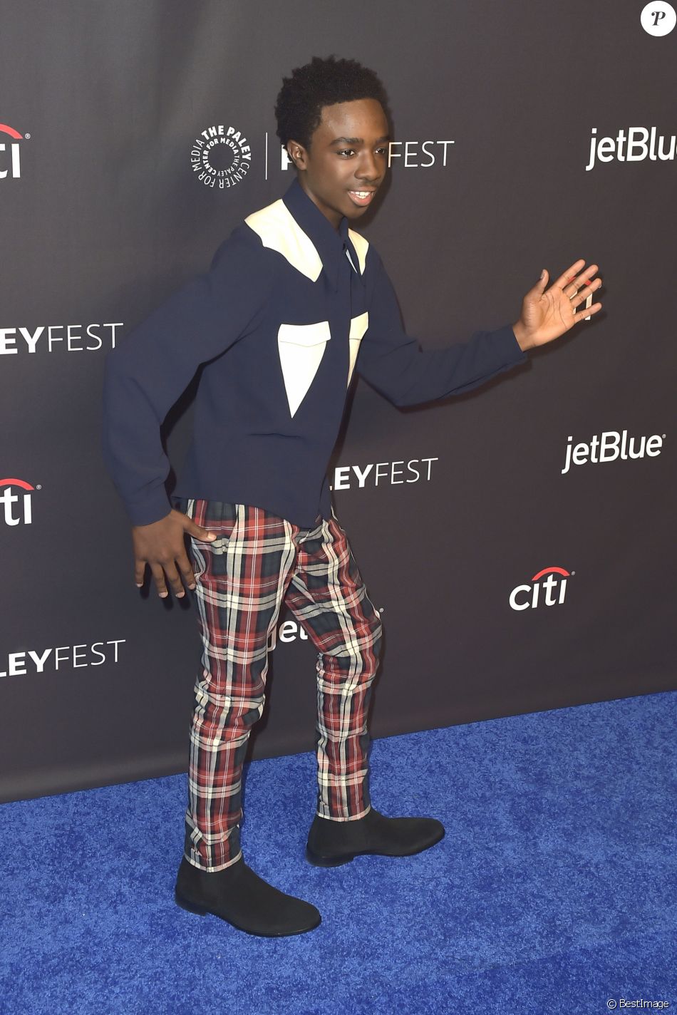 Caleb McLaughlin - Projection de la série Stranger Things lors du ...