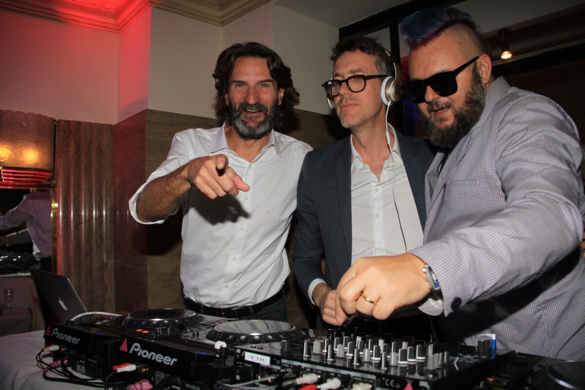 Photo : Frédéric Beigbeder, Raphaël Rupert et Greg Boust - Soirée de ...