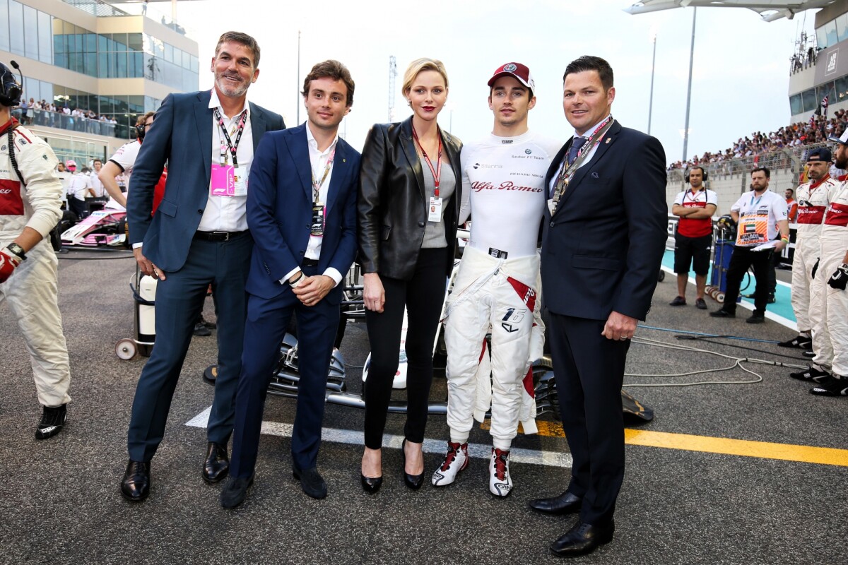 Photo : Charlene de Monaco est allée à la rencontre de Charles Leclerc ...