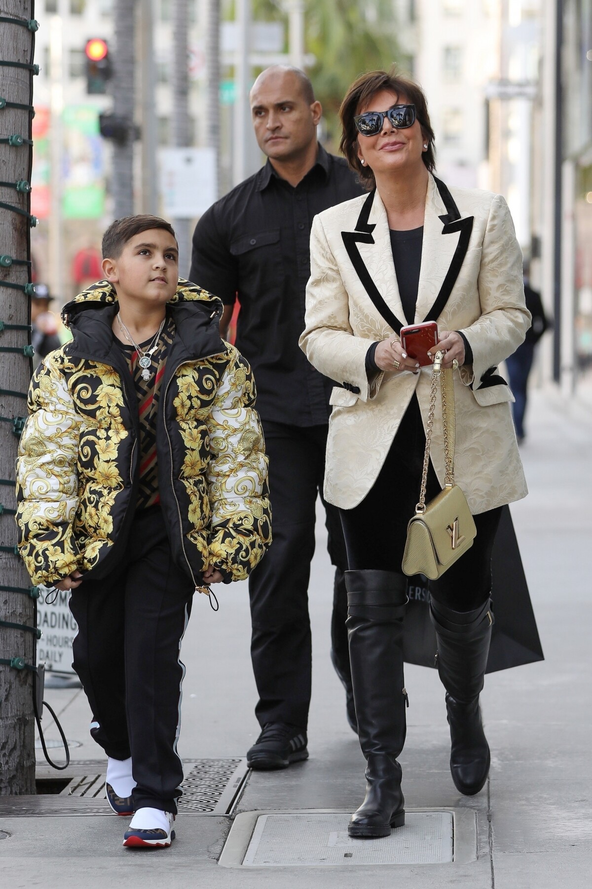 Photo : Kris Jenner et son petit-fils Mason Disick (fils de Kourtney ...