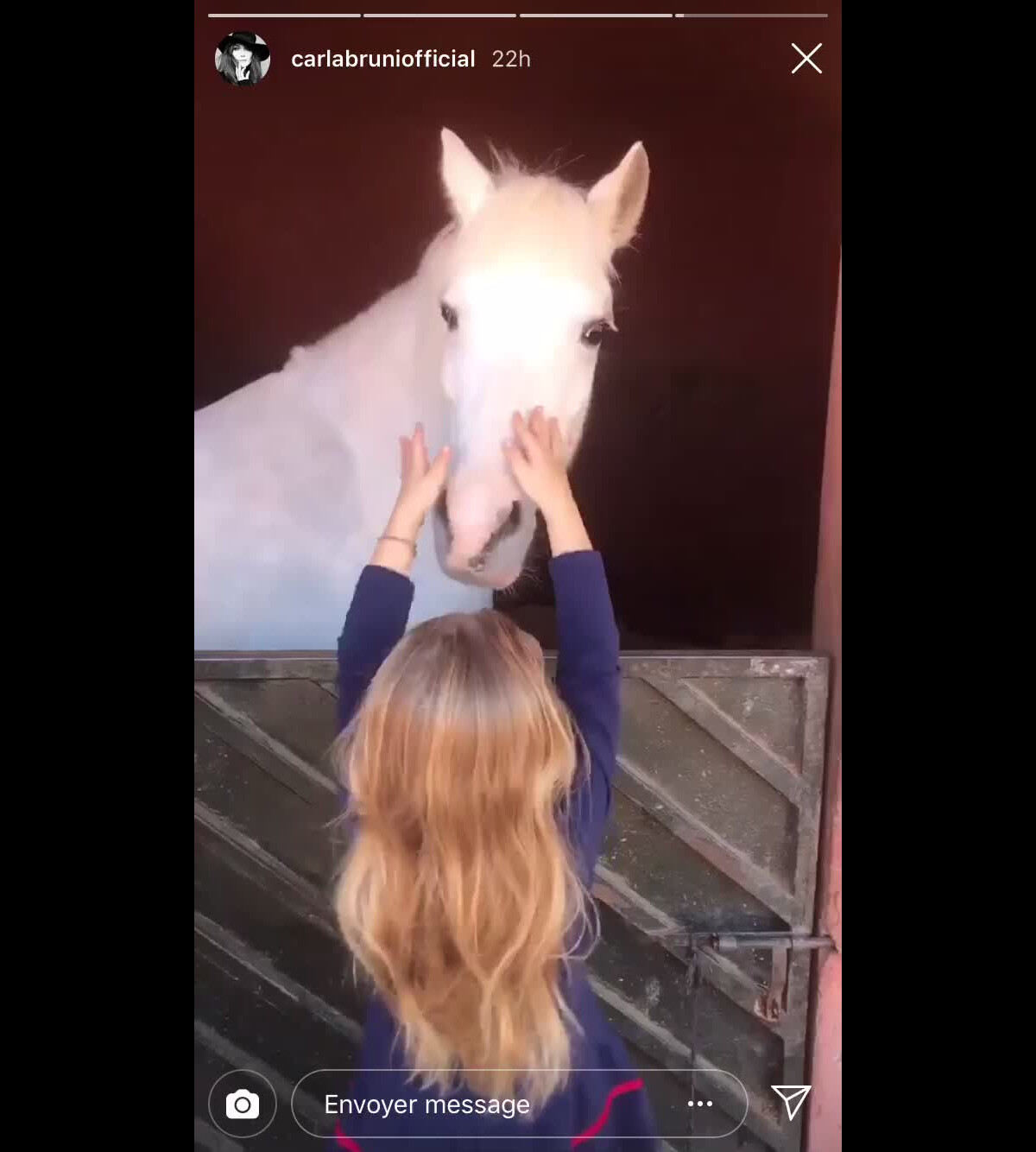 Vidéo : Giulia Sarkozy caresse un poney à Marrakech sous le regard de ...
