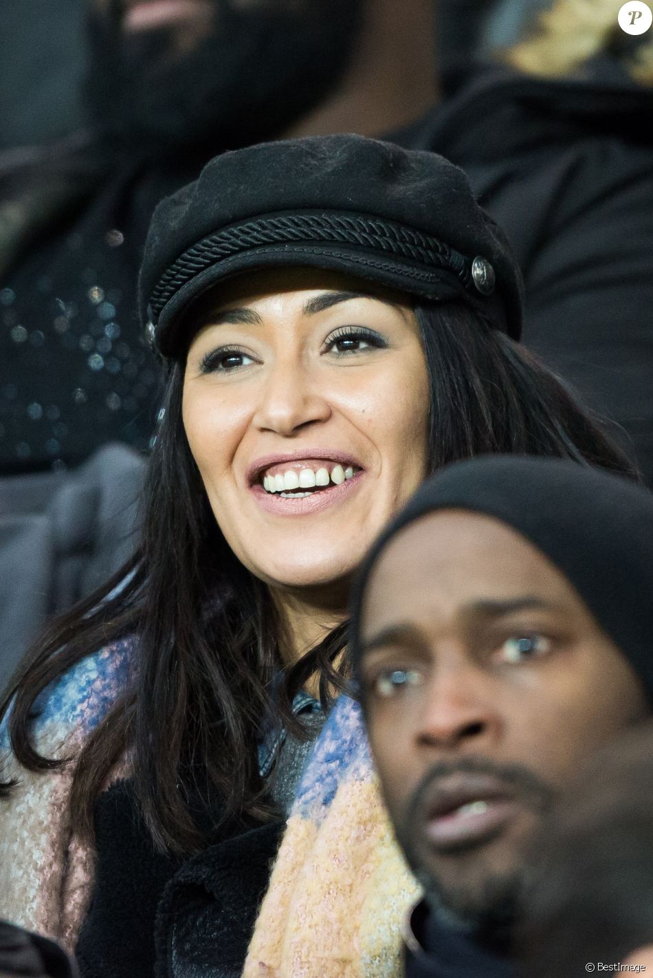 Karima Charni au Parc des Princes à Paris le 9 janvier 2019 lors du ...
