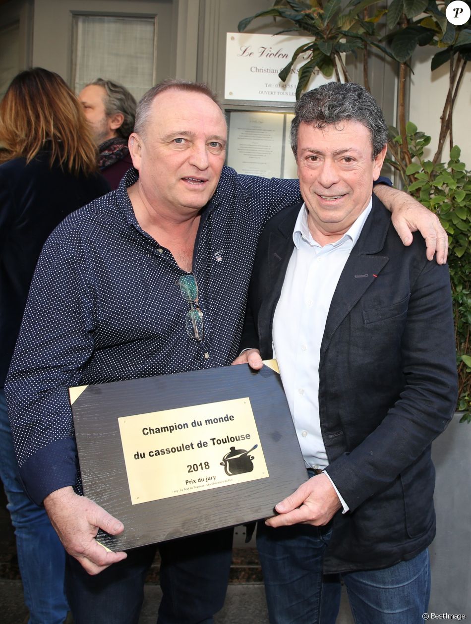 Exclusif - Christian Constant et son associé lors du déjeuner de la ...