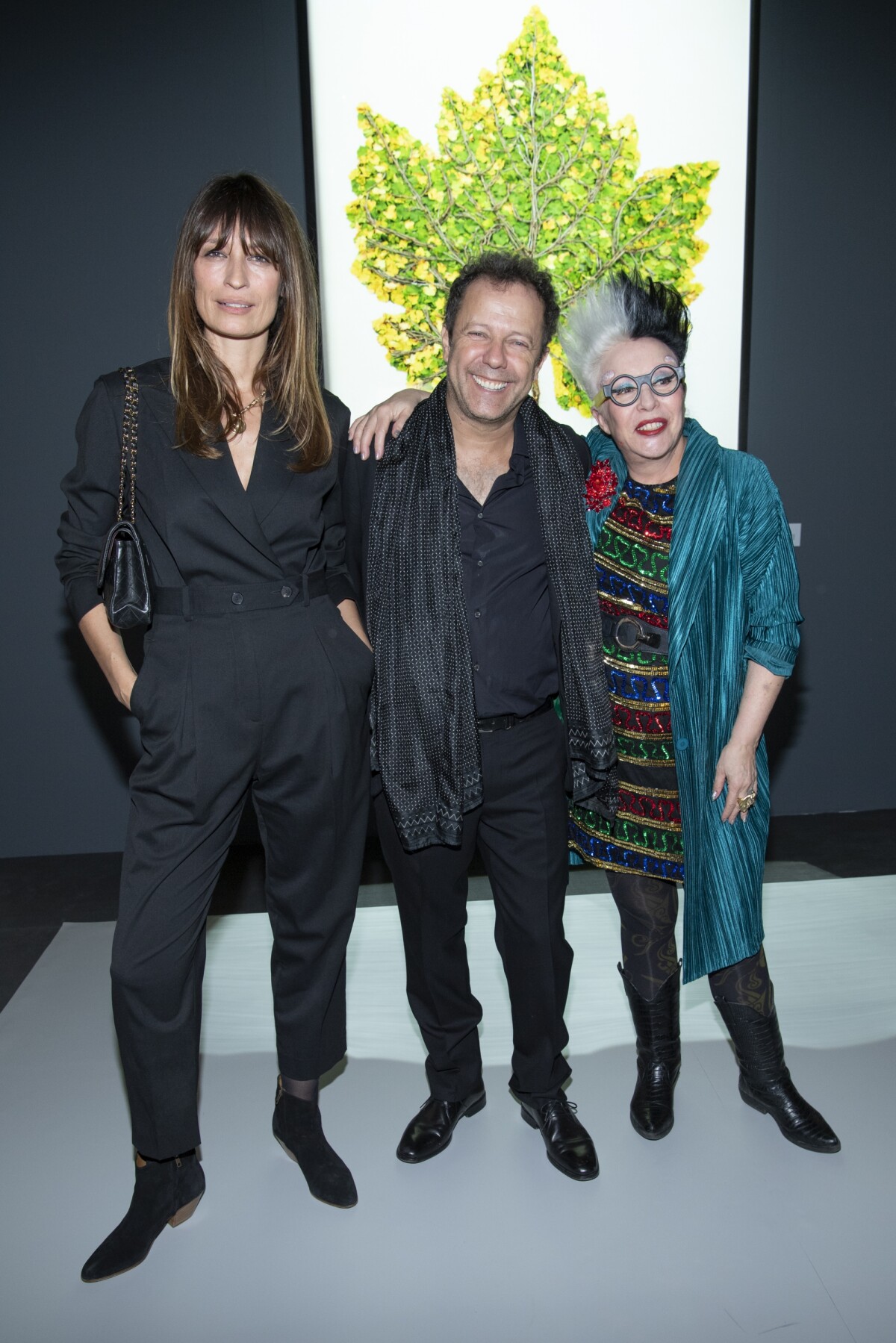 Photo : Caroline de Maigret, Vik Muniz et Orlan - Vernissage de l ...