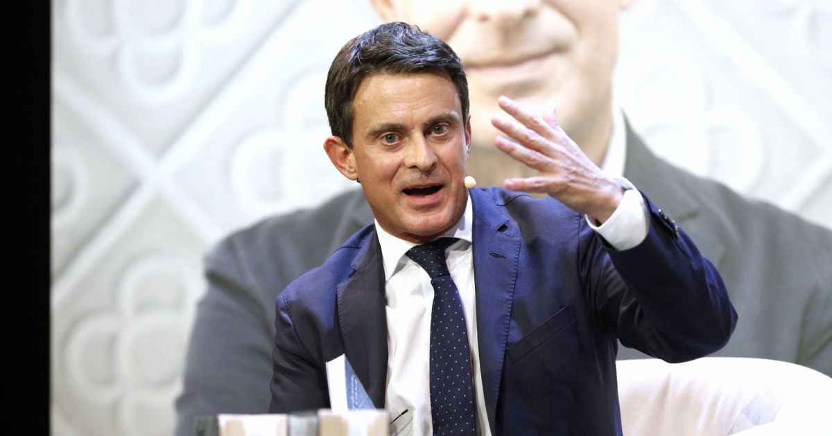 Manuel Valls lors de la présentation de son livre Barcelone, je rentre ...
