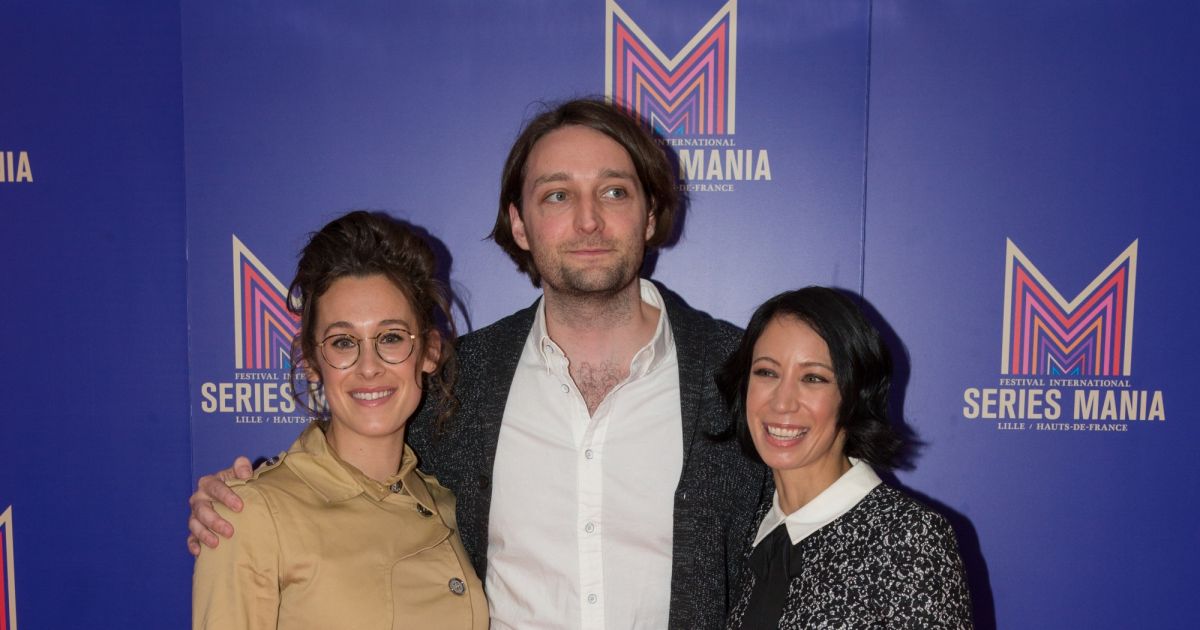 Leah Rachel, Jennifer Yale et un ami lors du photocall de la série ...