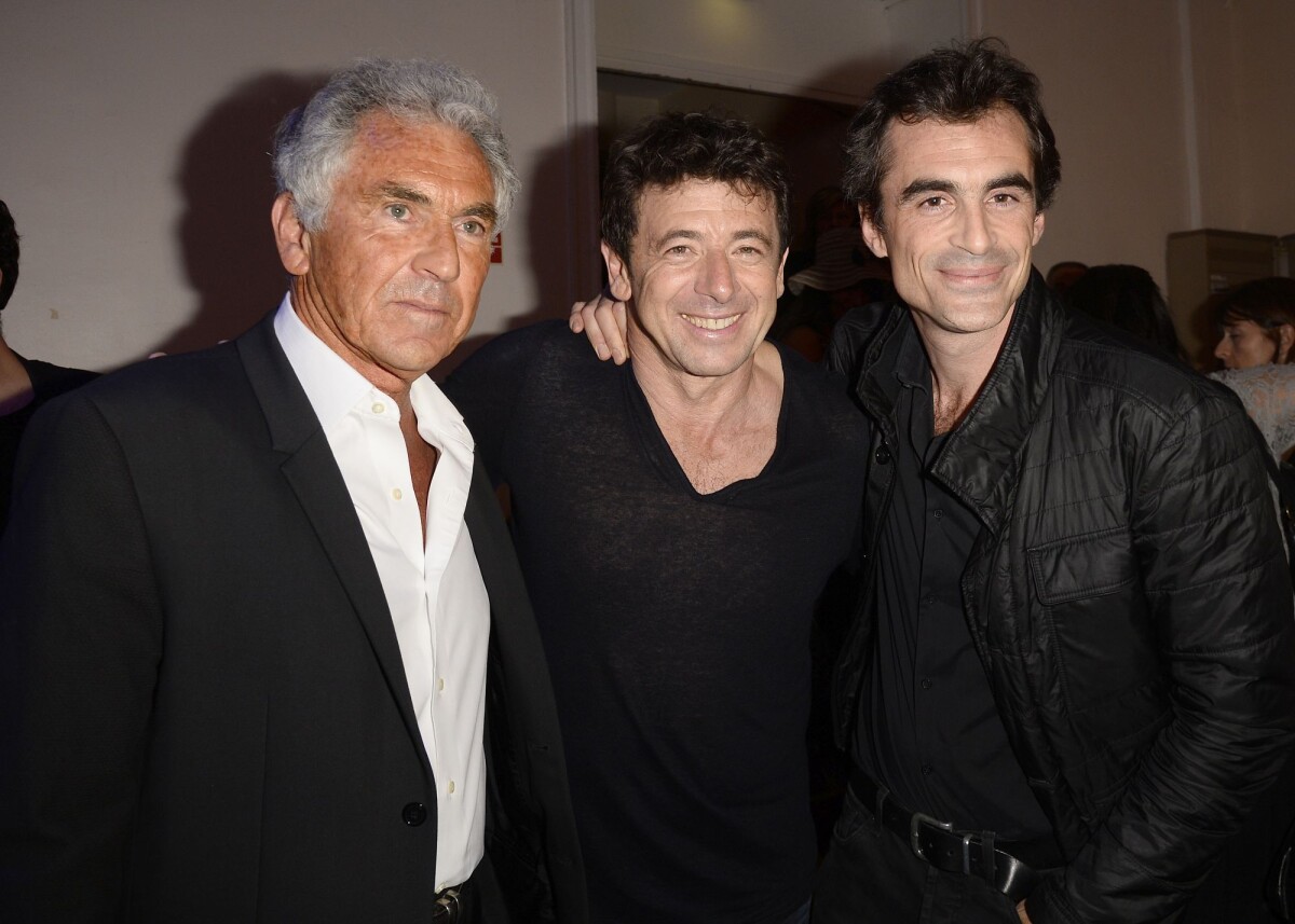 Photo : Patrick Bruel entre Jean-Paul Enthoven et Raphaël Enthoven au ...