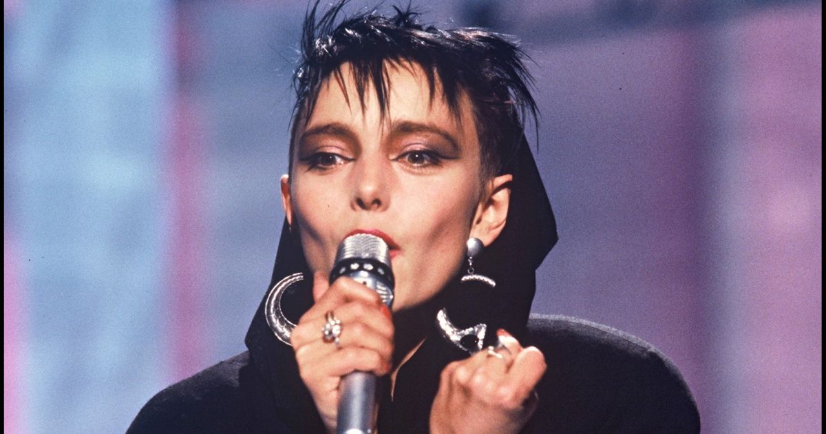 Jeanne Mas sur un plateau de télévision le 19 septembre 1986. - Purepeople